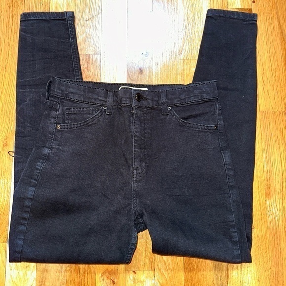 Topman | Jeans | Topman Brand Mens Denim Black Stretch Skinny Jeans ...